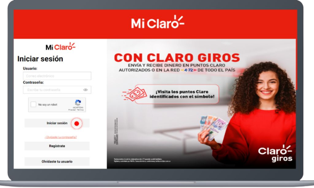 Consulta y paga tus equipos financiados en mi Claro web