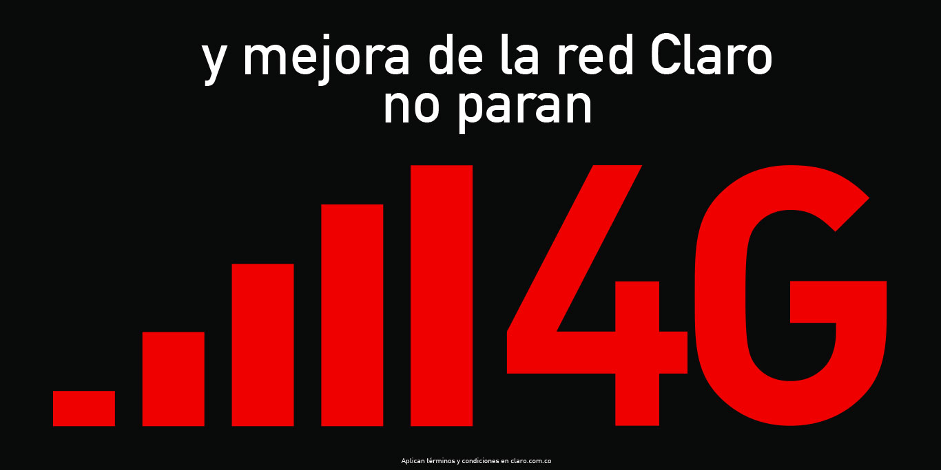 Usa la red 4G de mayor cobertura
