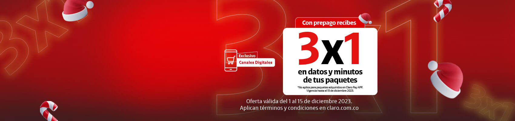 ¡Prepago Claro: Recarga en línea, datos, minutos y más!