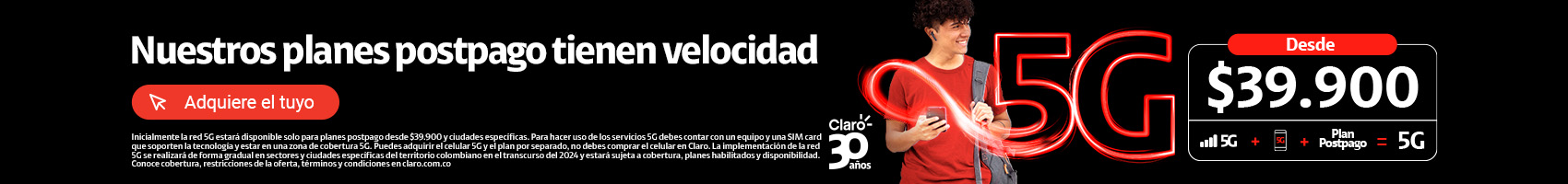 Bienvenidos a la Era de la red 5G | Claro Colombia