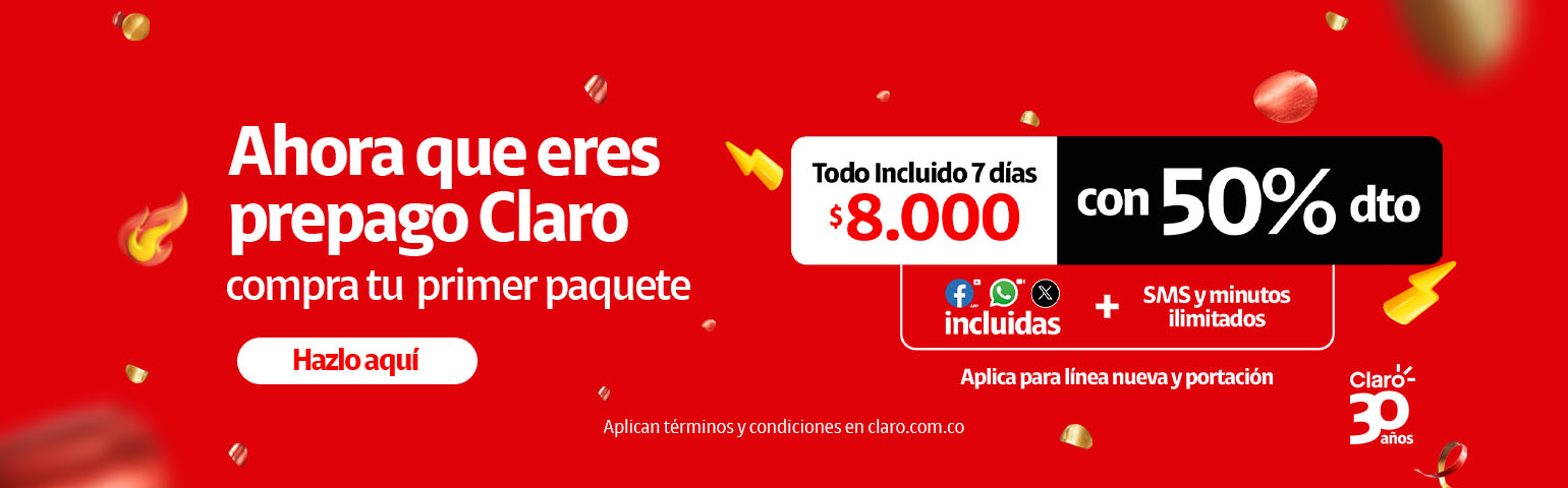 Pásate A Claro Prepago Y Recibe Tu Paquete De Bienvenida