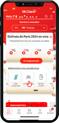 Elegidos familia y amigos con Claro Postpago