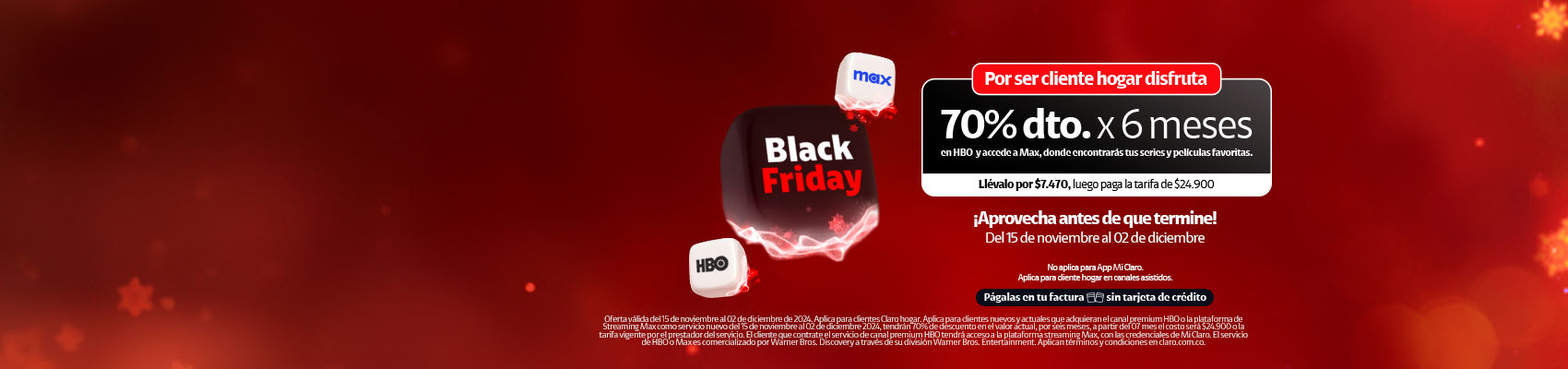 Black Friday 2025: Ofertas y Descuentos | Claro Colombia