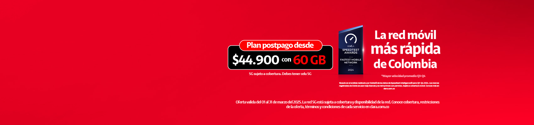 ¡Cámbiate a Claro en Postpago o Prepago!