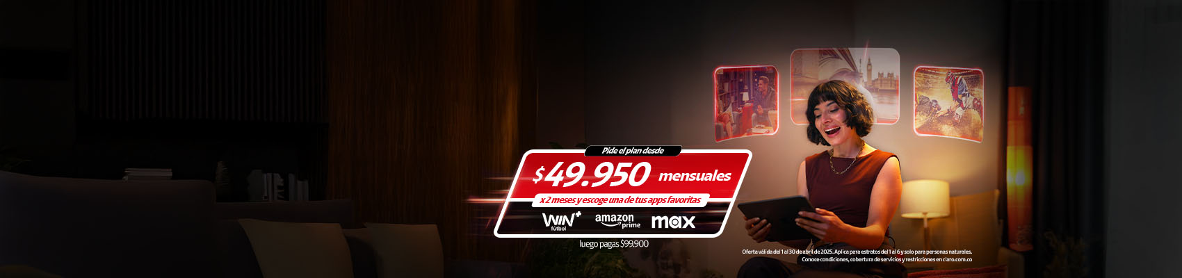 Claro Triple play Planes | TV digital, Internet & Telefonía