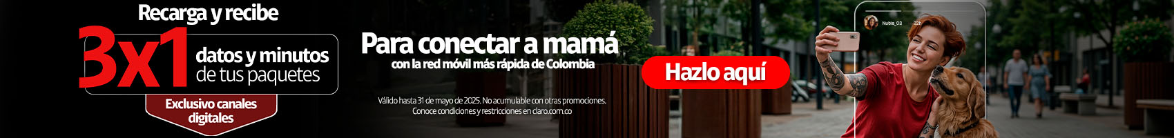 Compara planes postpago y elige el mejor para ti con Claro